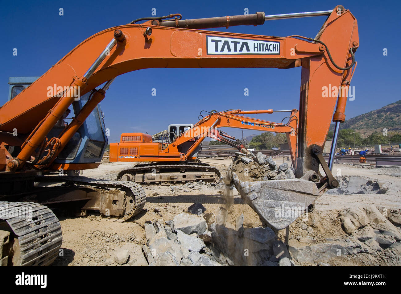 Excavator crawler hi-res stock photography and images - Alamy