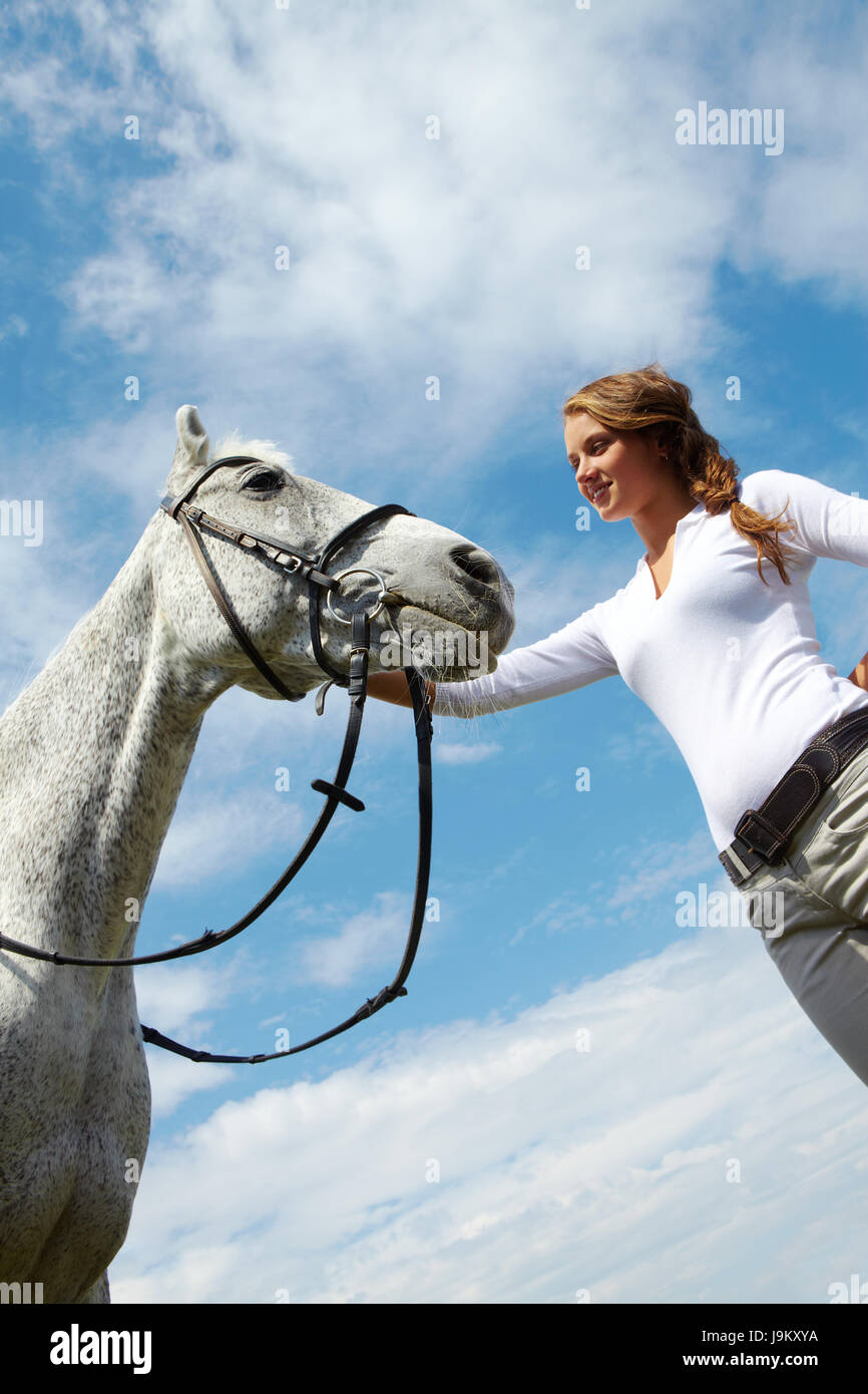 Girl riding fish hi-res stock photography and images - Alamy
