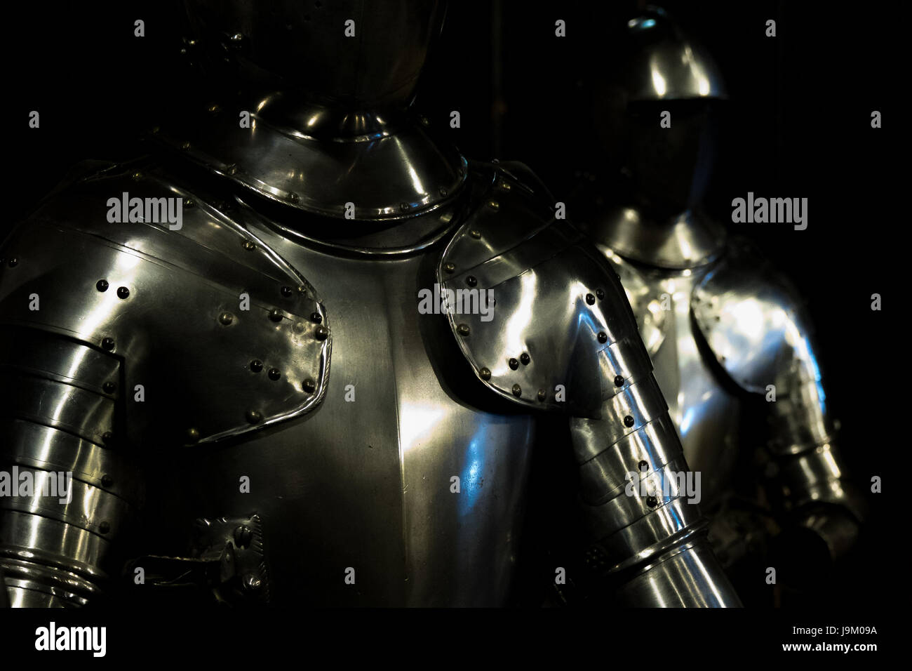 Suit of armour in the Tower of London, UK Stock Photo - Alamy