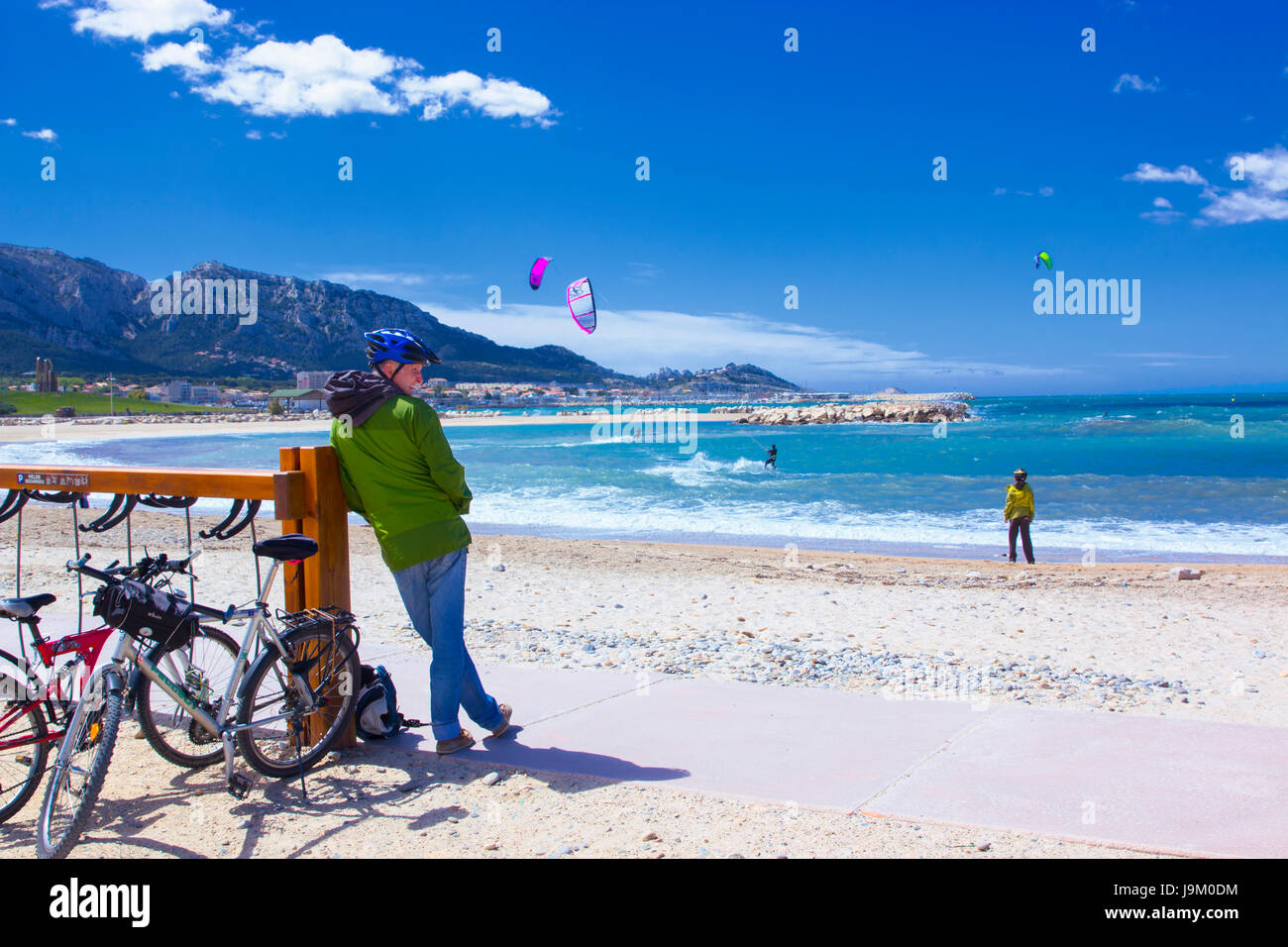 Beach of Prophetes in Marseille Stock Photo - Alamy
