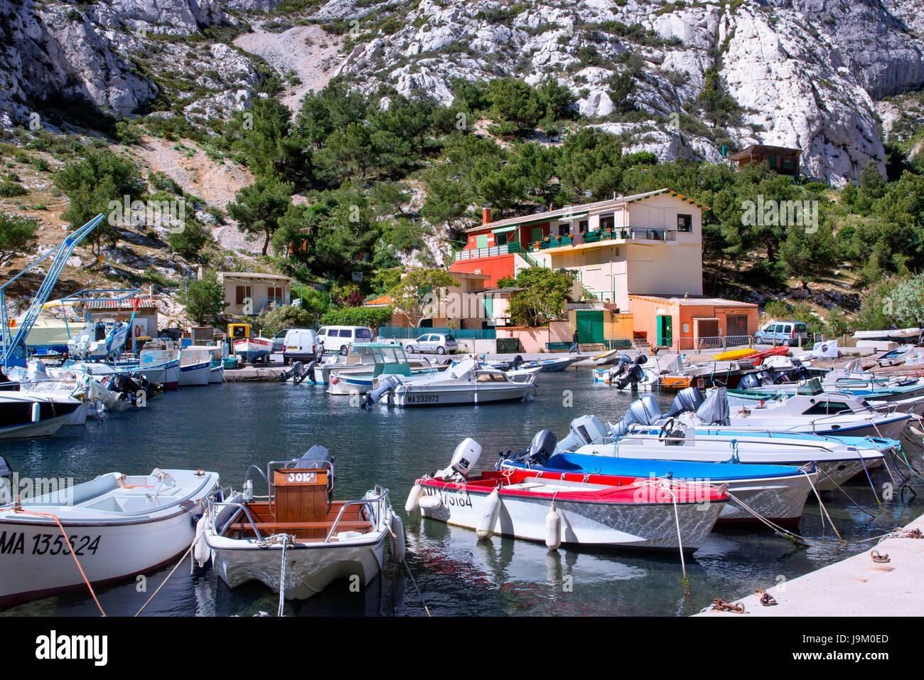 Calanques coast near Marseille in Provence Stock Photo - Alamy