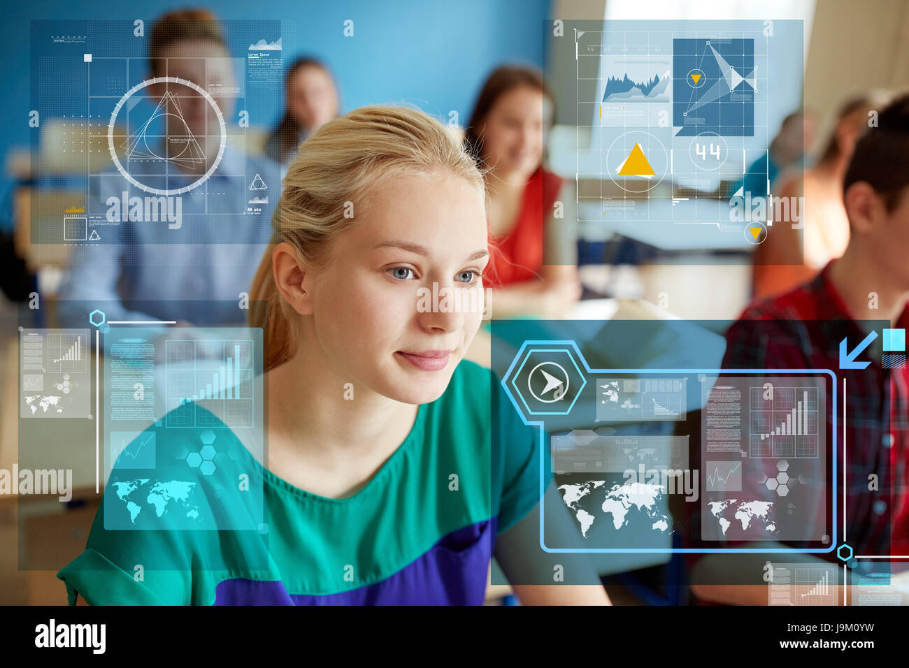 Lesson listening hi-res stock photography and images - Alamy