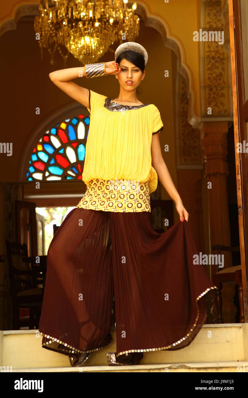 Indian female model, Pallavi, India, Asia, NOMR Stock Photo - Alamy