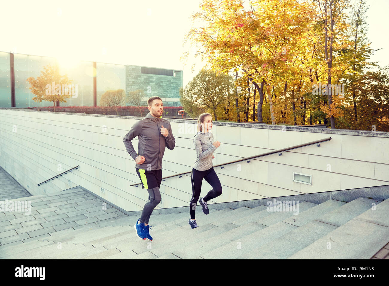 Fitness stairs hi-res stock photography and images - Alamy