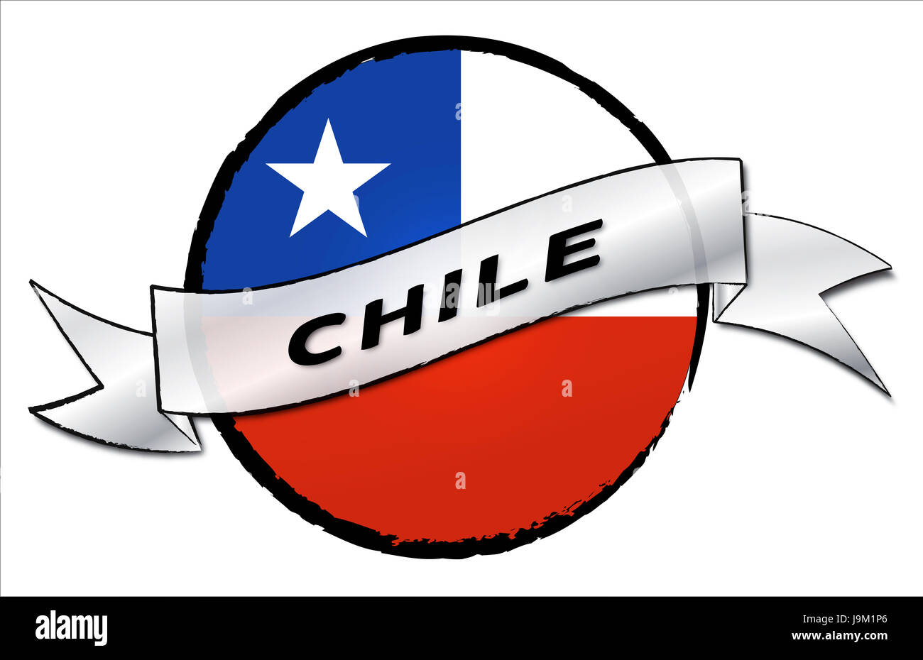 circle country chile Stock Photo - Alamy