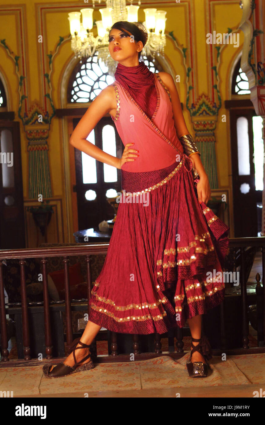 Indian female model, Pallavi, India, Asia, NOMR Stock Photo - Alamy