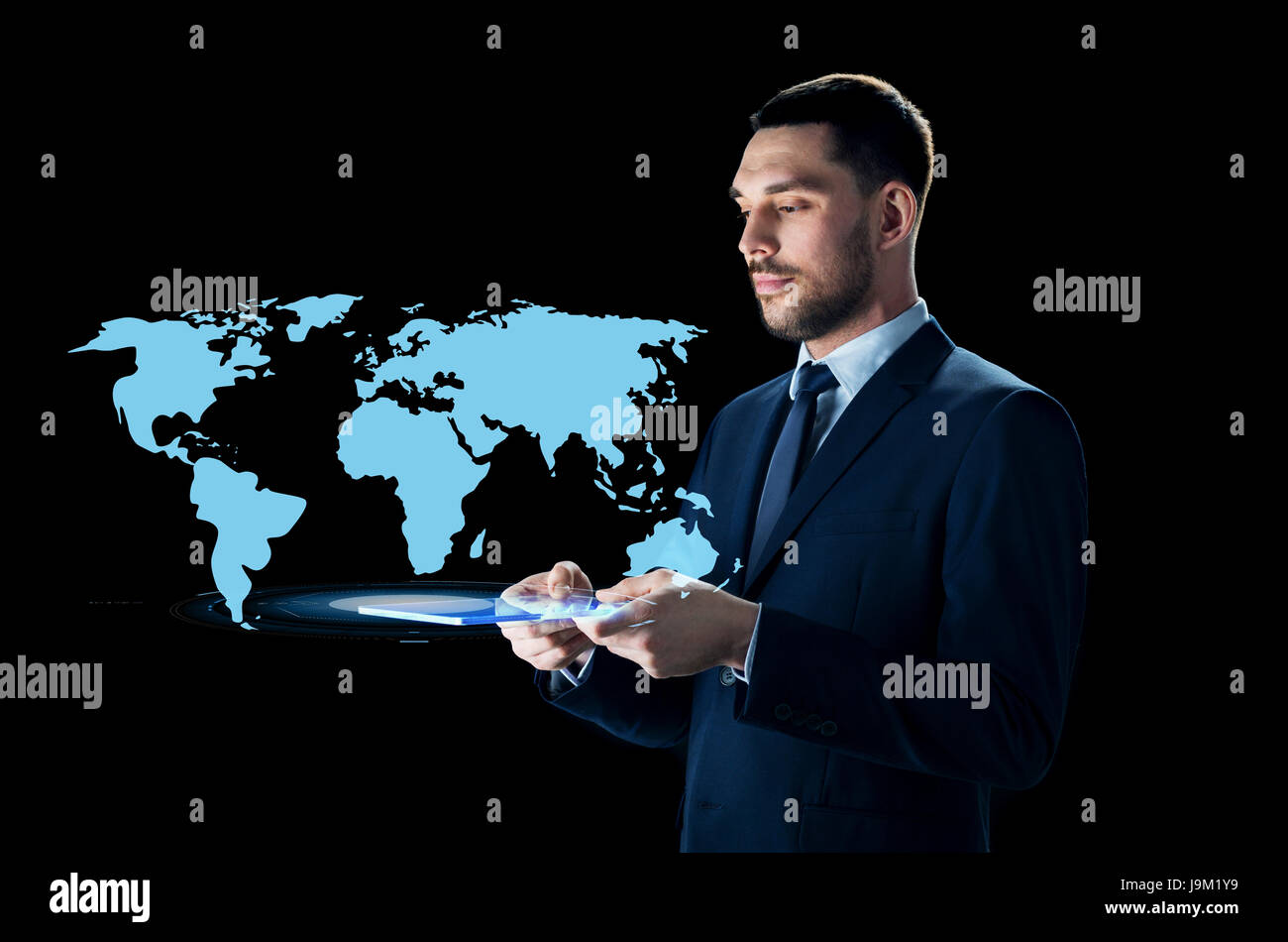 Tablet map hi-res stock photography and images - Alamy
