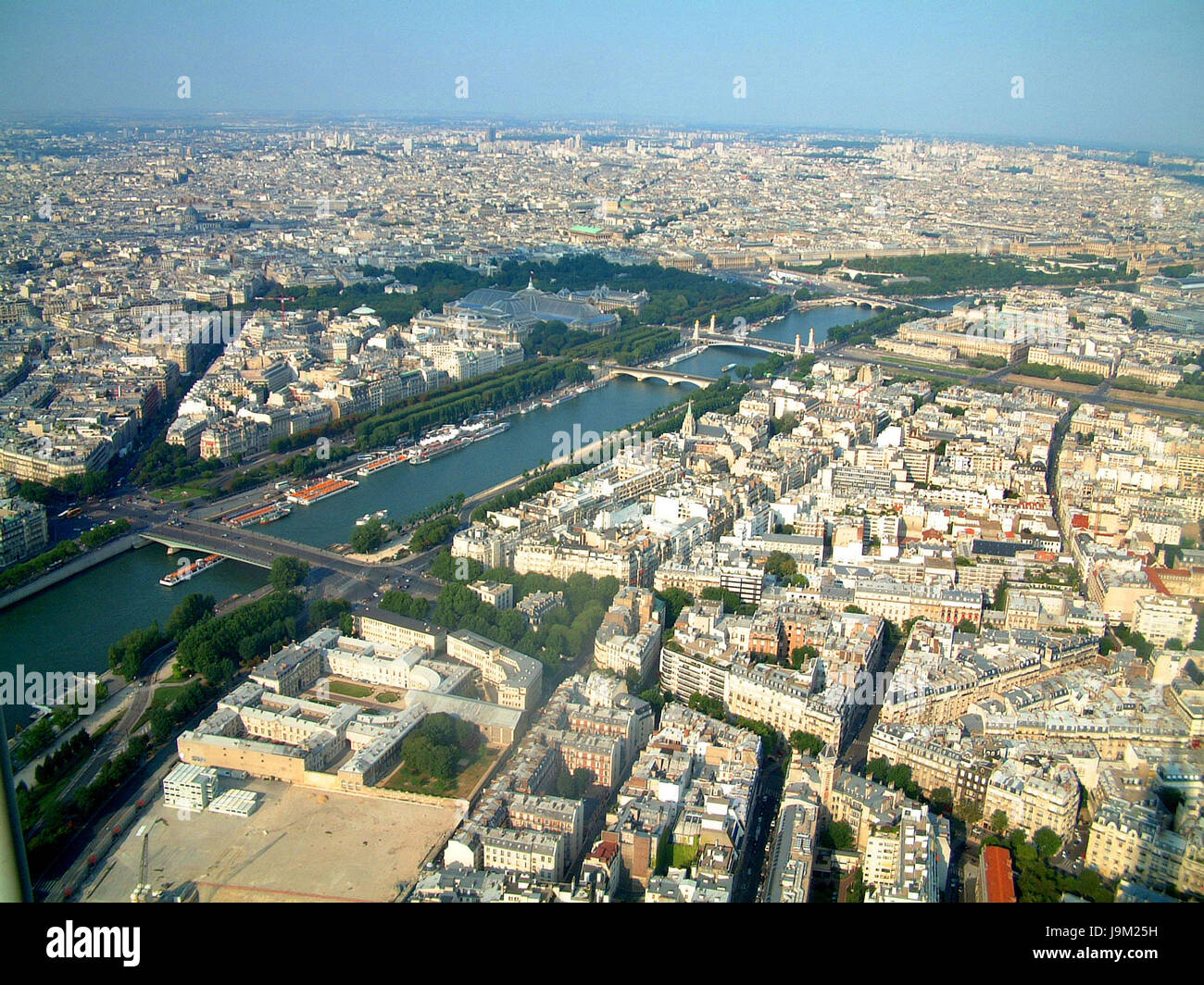 View of Paris from the Eiffel Tower Stock Photo - Alamy