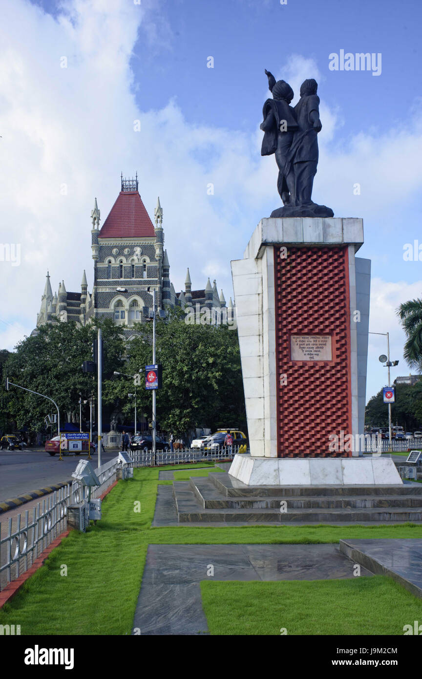 Hutatma Chowk Mumbai Maharashtra India High Resolution Stock ...