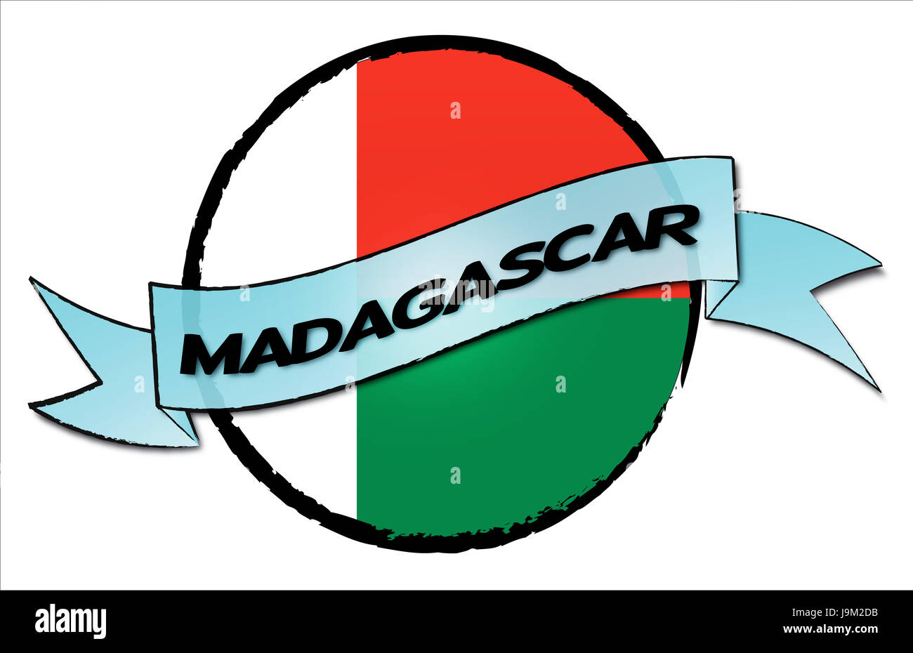 Madagascar flag hi-res stock photography and images - Alamy