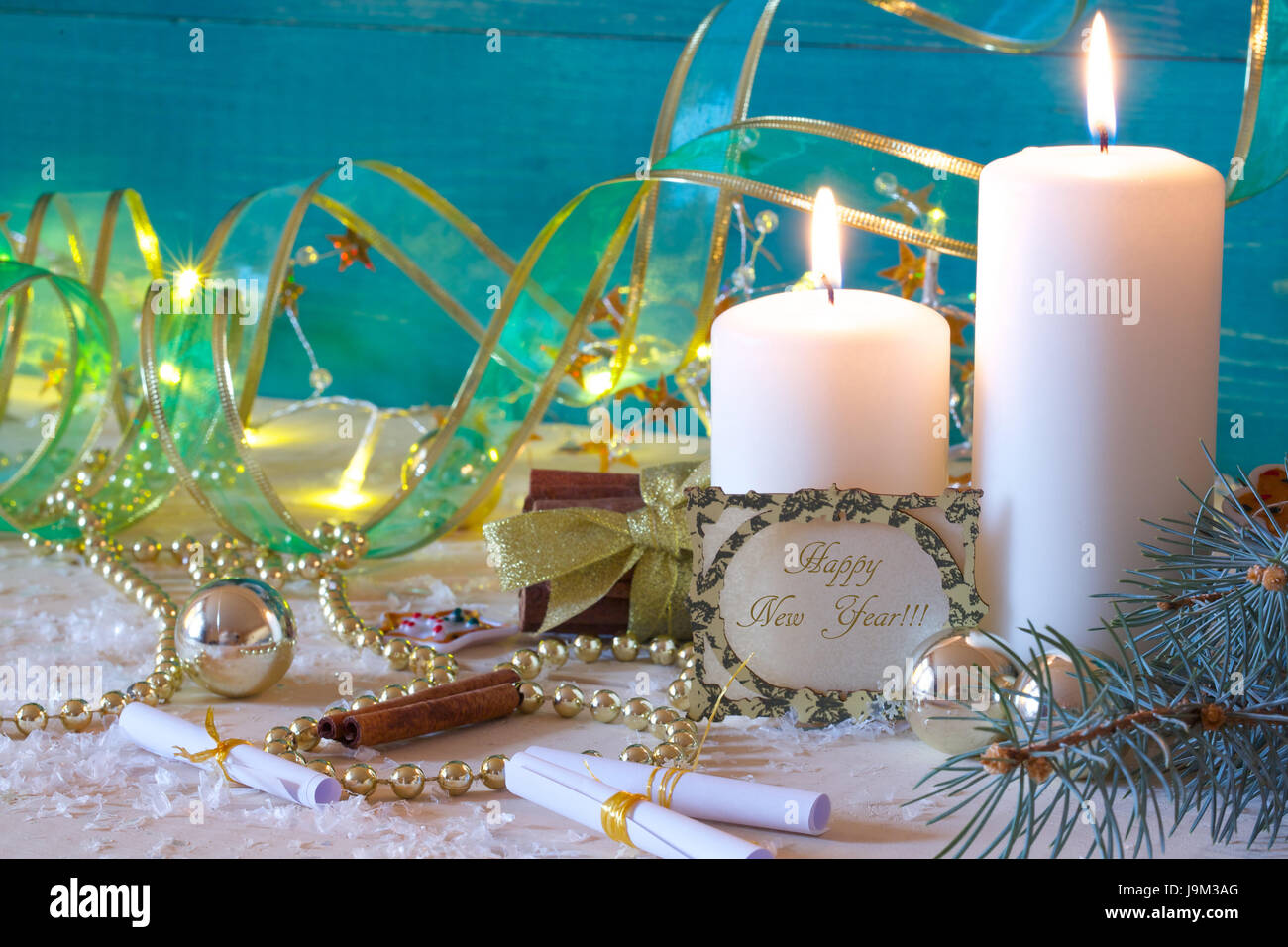 Winter holidays congratulations Closeup Stock Photo - Alamy