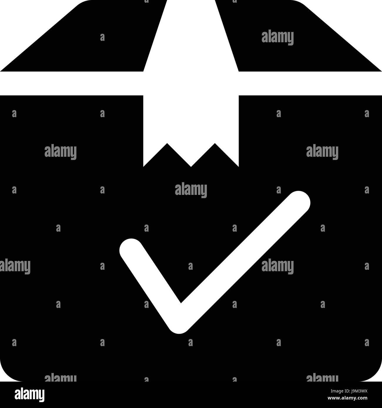 Checkmark delivery Black and White Stock Photos & Images - Alamy