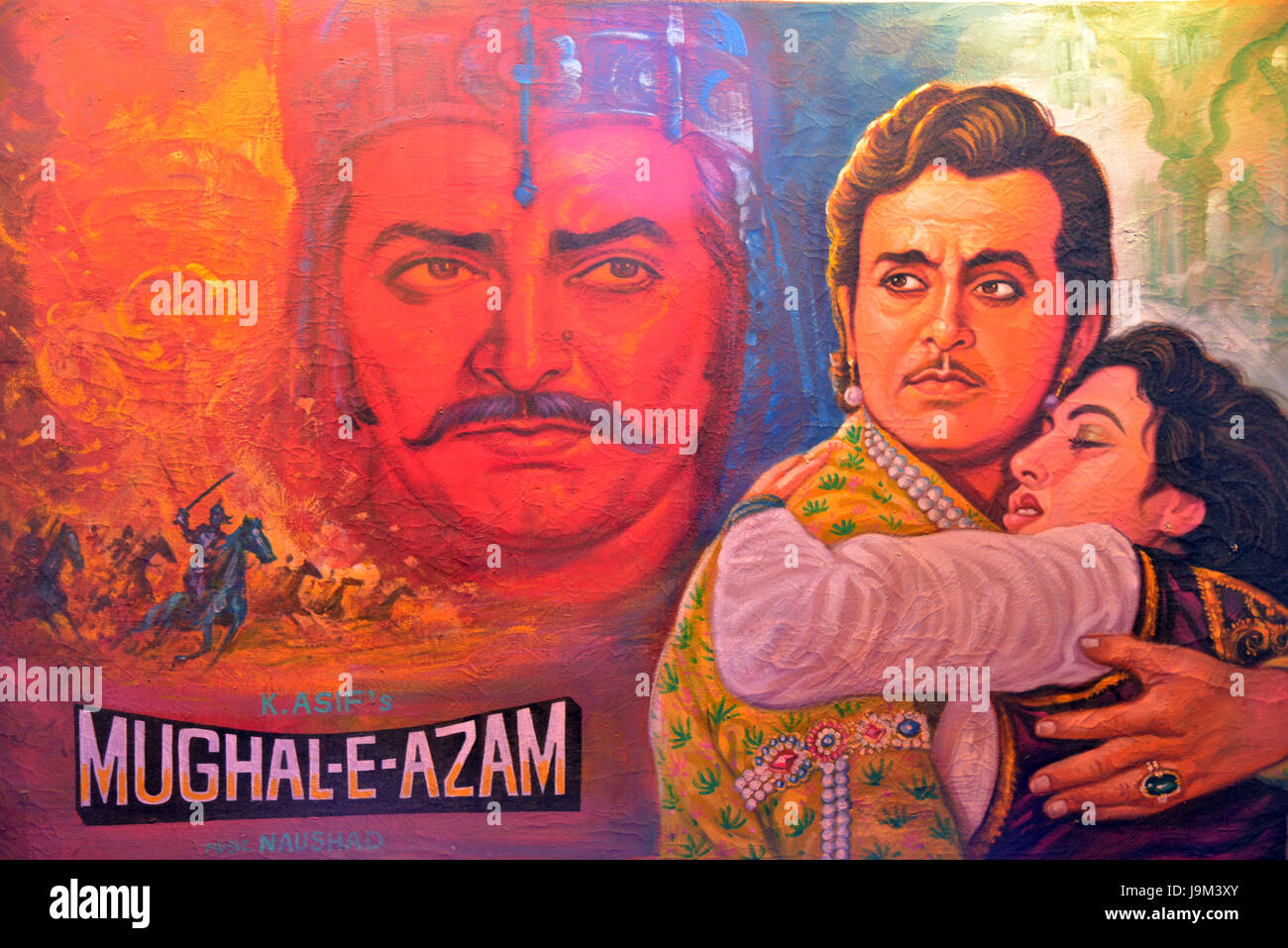 Bollywood film mugal azam poster hi-res stock photography and images ...