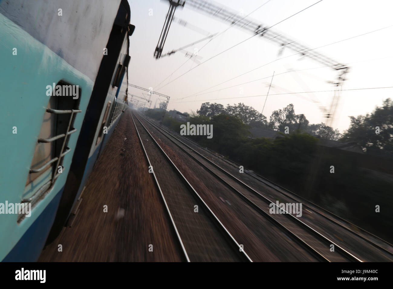 Indian railways scenes hi-res stock photography and images - Alamy