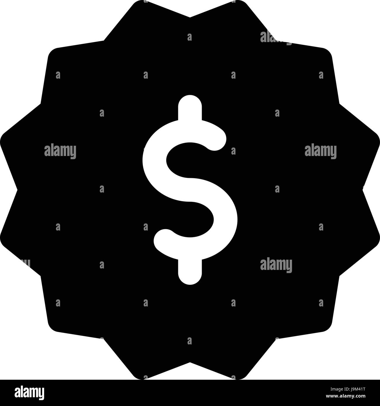 dollar sign sticker Stock Vector Image & Art - Alamy