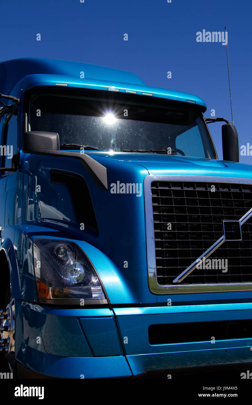 Brand New Semi-Truck (Lorry) at a Dealership Near Denver, Colorado, USA ...