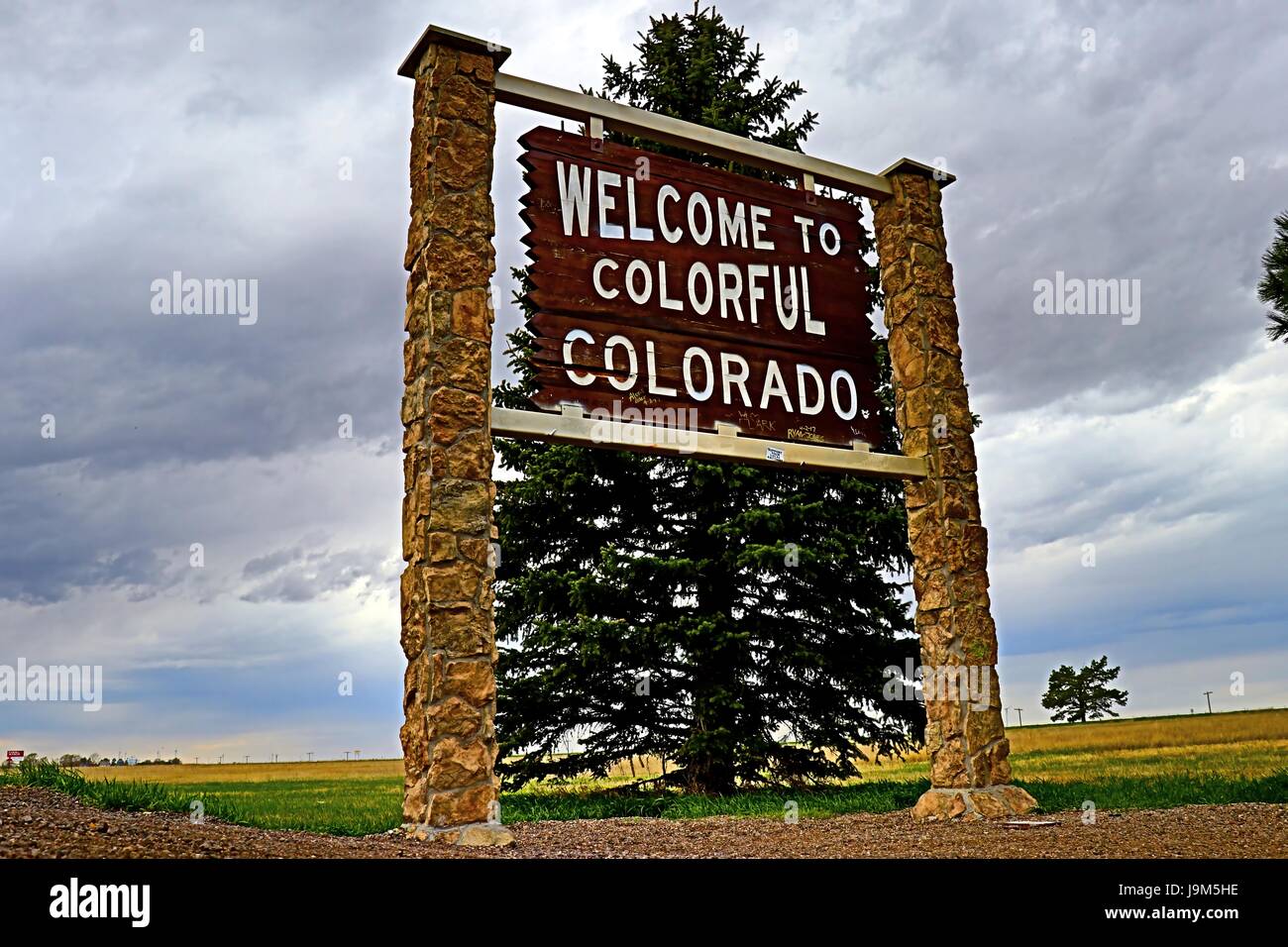 Colorado welcome sign hi-res stock photography and images - Alamy