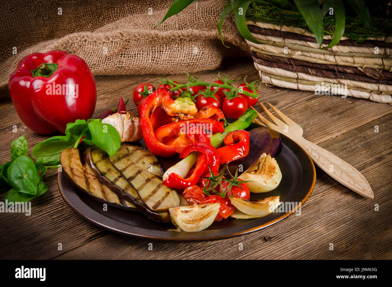 food, aliment, fruit, vegetable, grill, barbecue, barbeque, vegetables ...