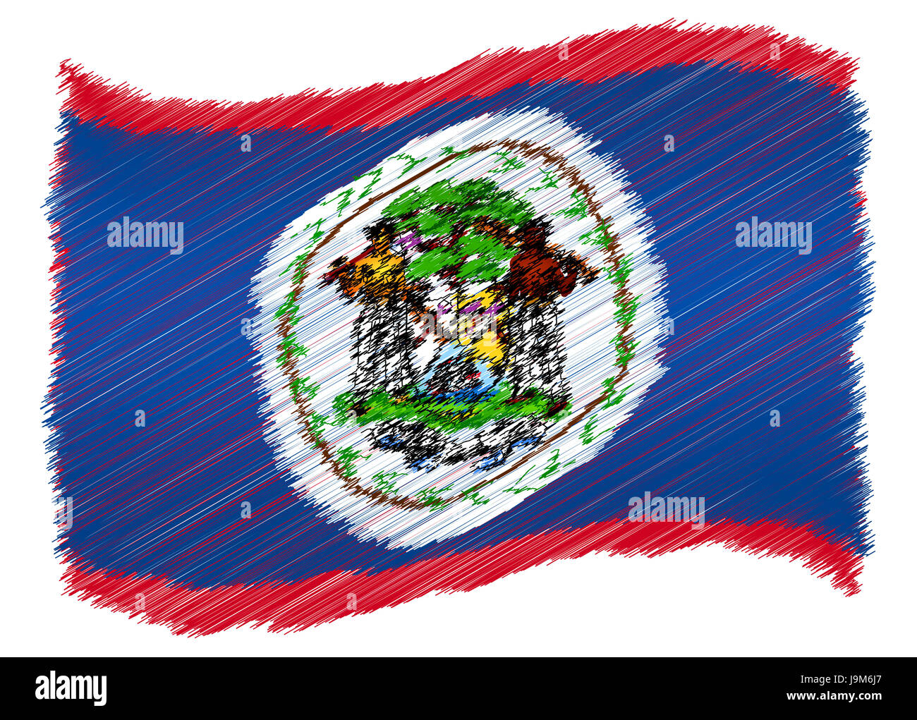 sketch - belize Stock Photo - Alamy