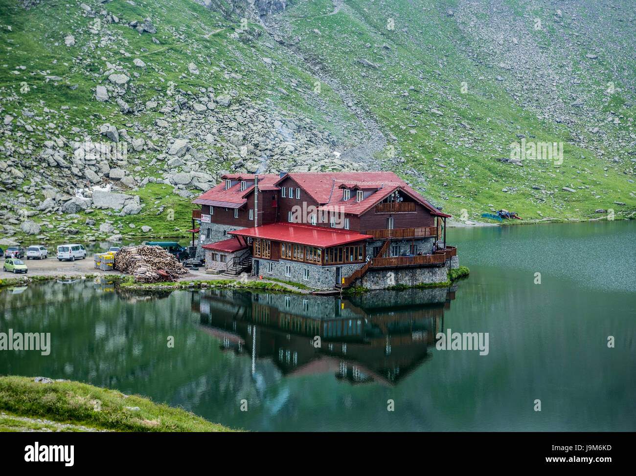 Balea lac chalet hi-res stock photography and images - Alamy