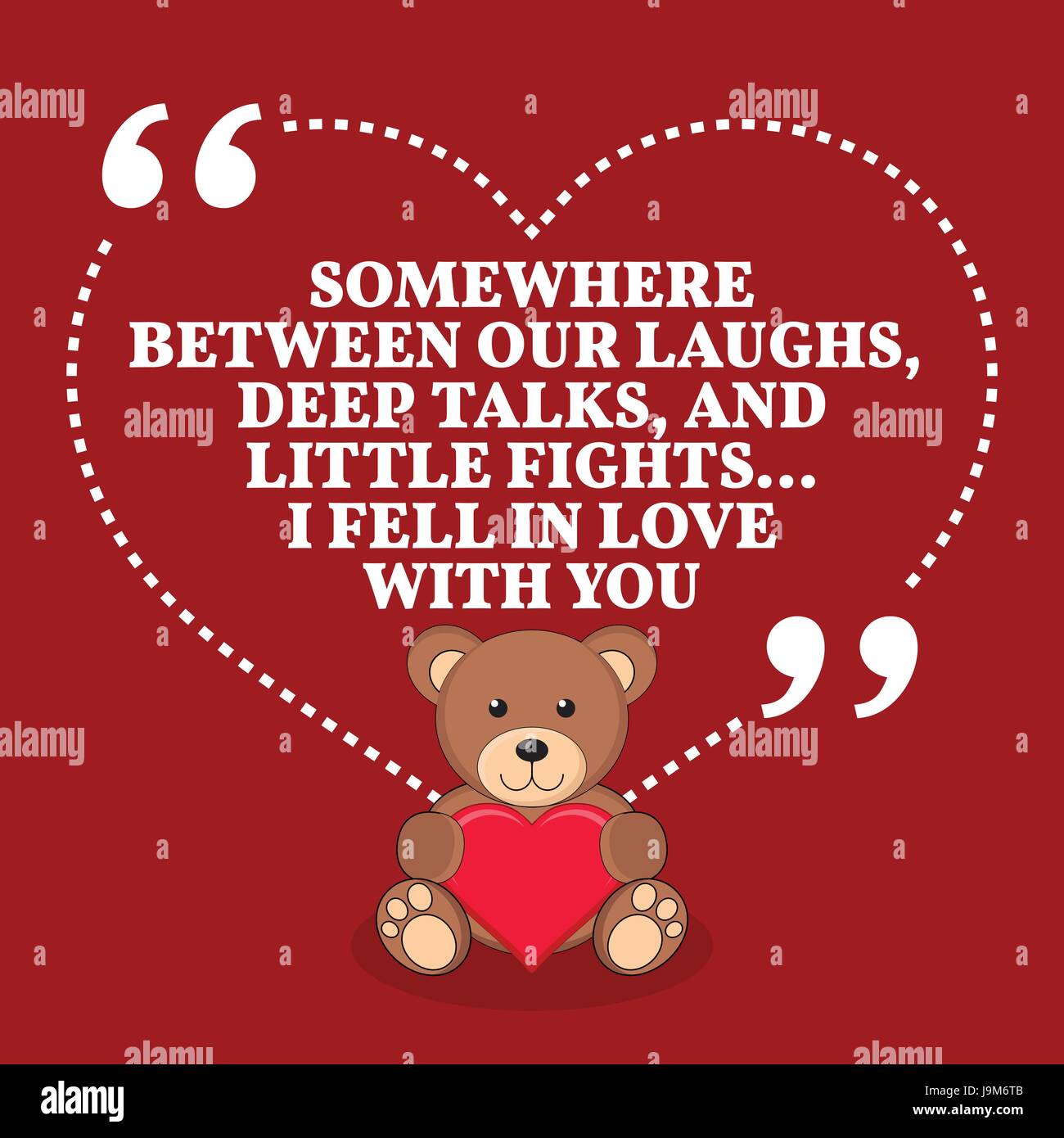 Inspirational love marriage quote. Somewhere between our laughs, deep ...