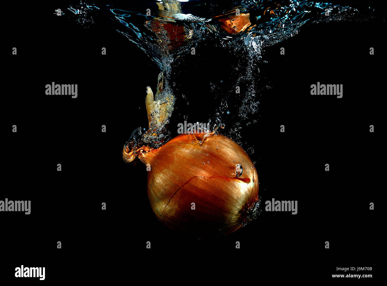 into the water falling onion Stock Photo - Alamy