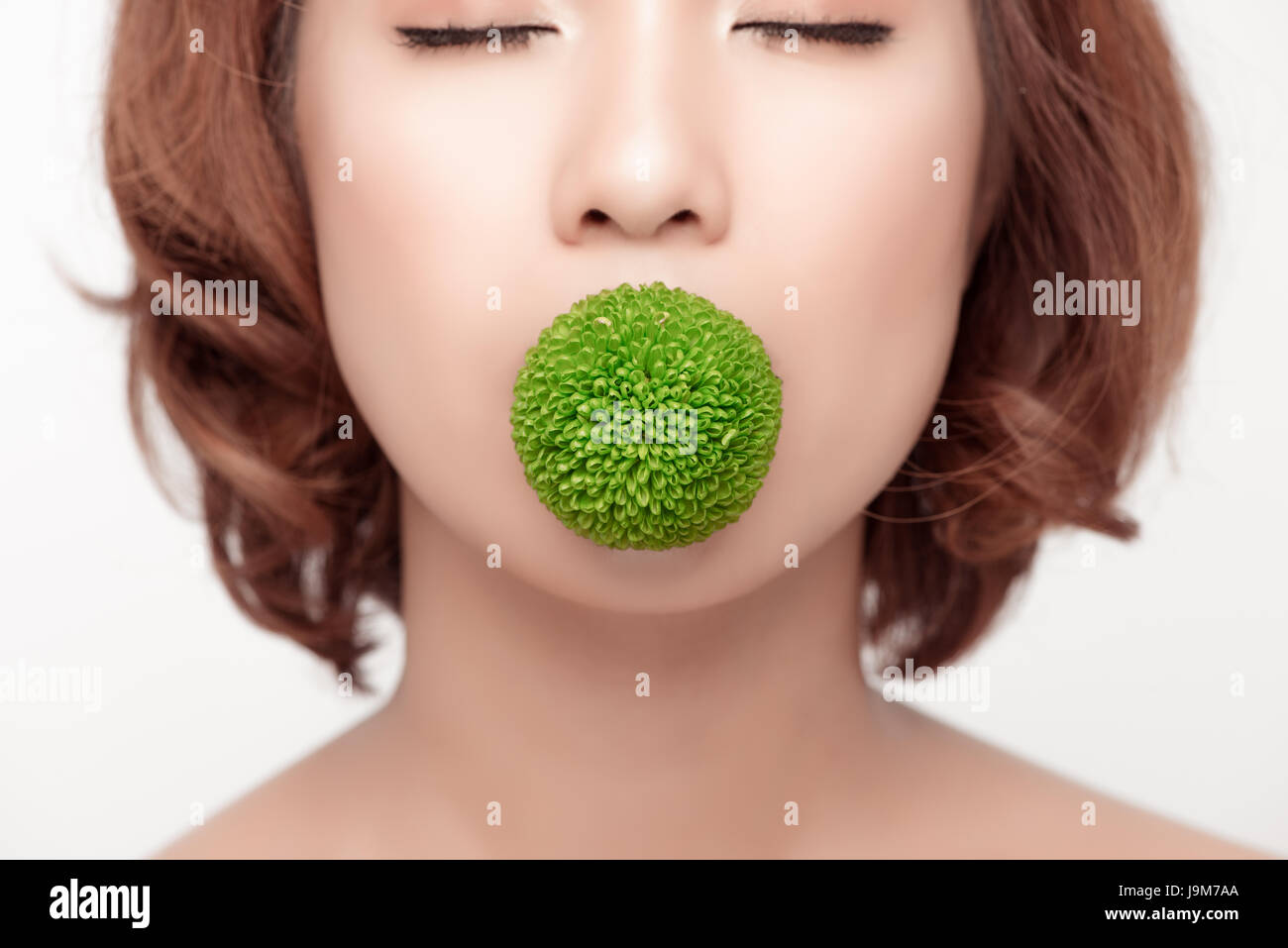 Perfect makeup. Beauty fashion. Spring asian woman Stock Photo - Alamy