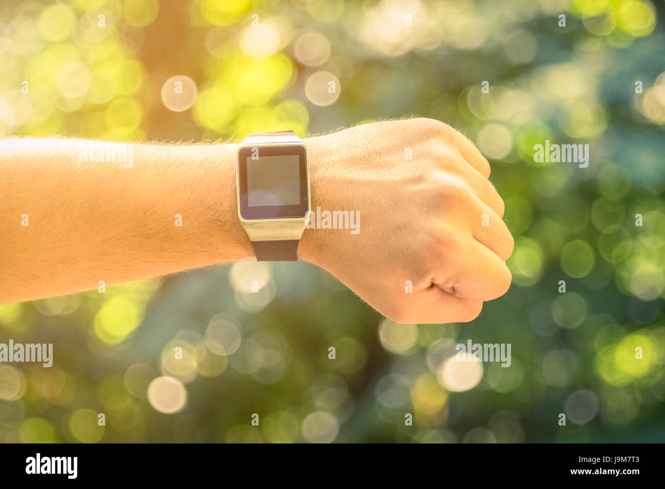 Smart watch wearable blank screen hi-res stock photography and images ...
