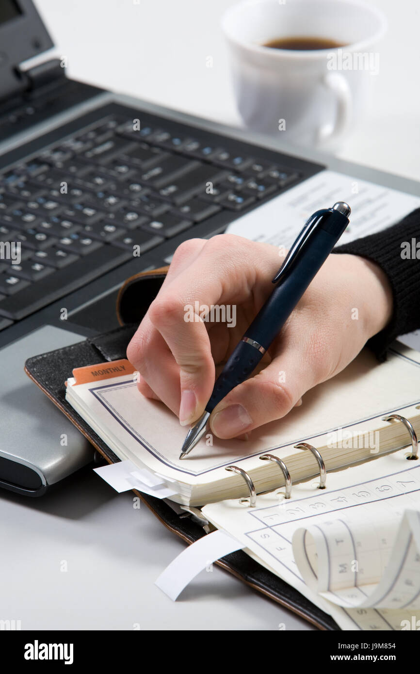 study, cup, note, memo, laptop, notebook, computers, computer, write ...