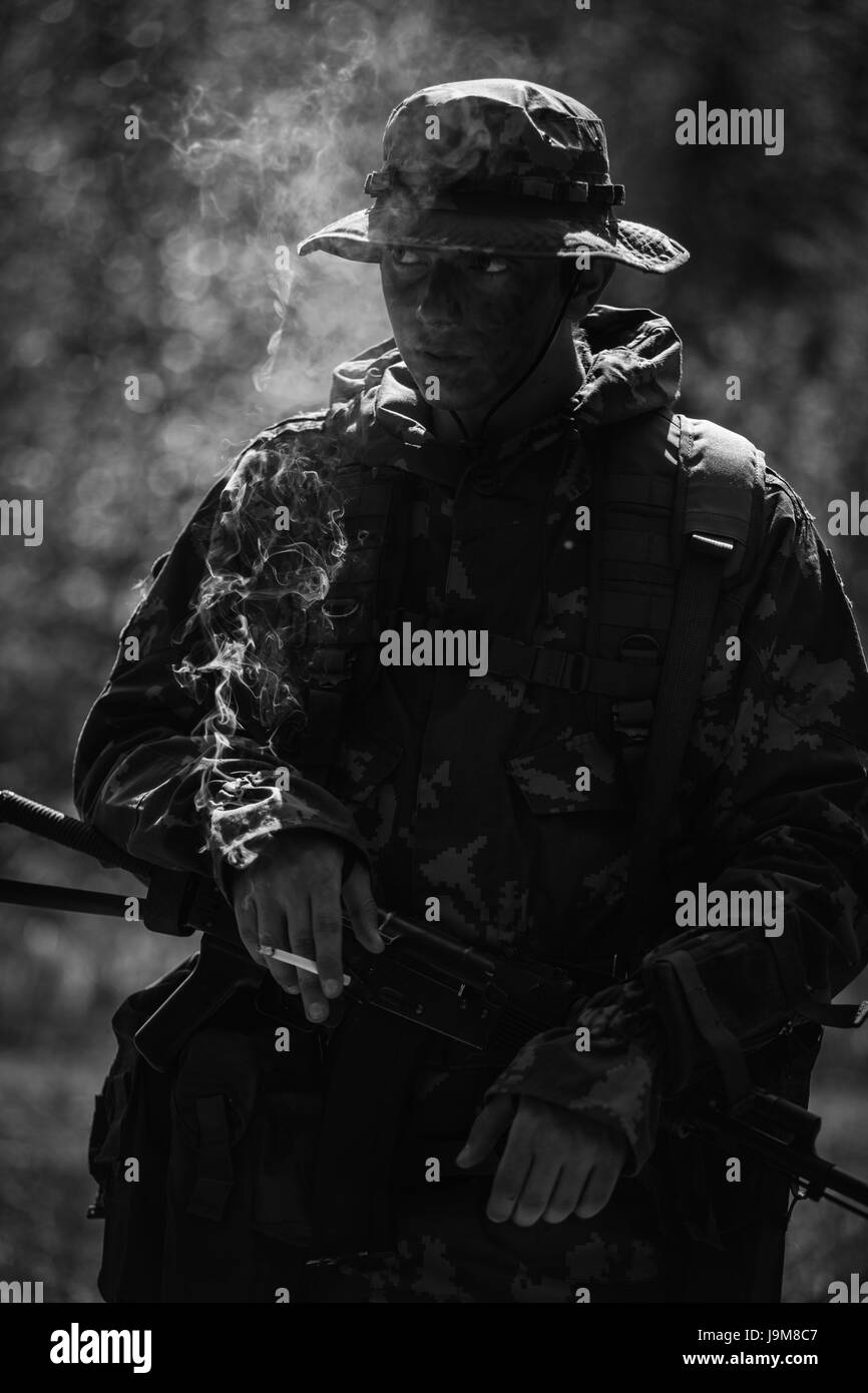 Shooter battle Black and White Stock Photos & Images - Alamy