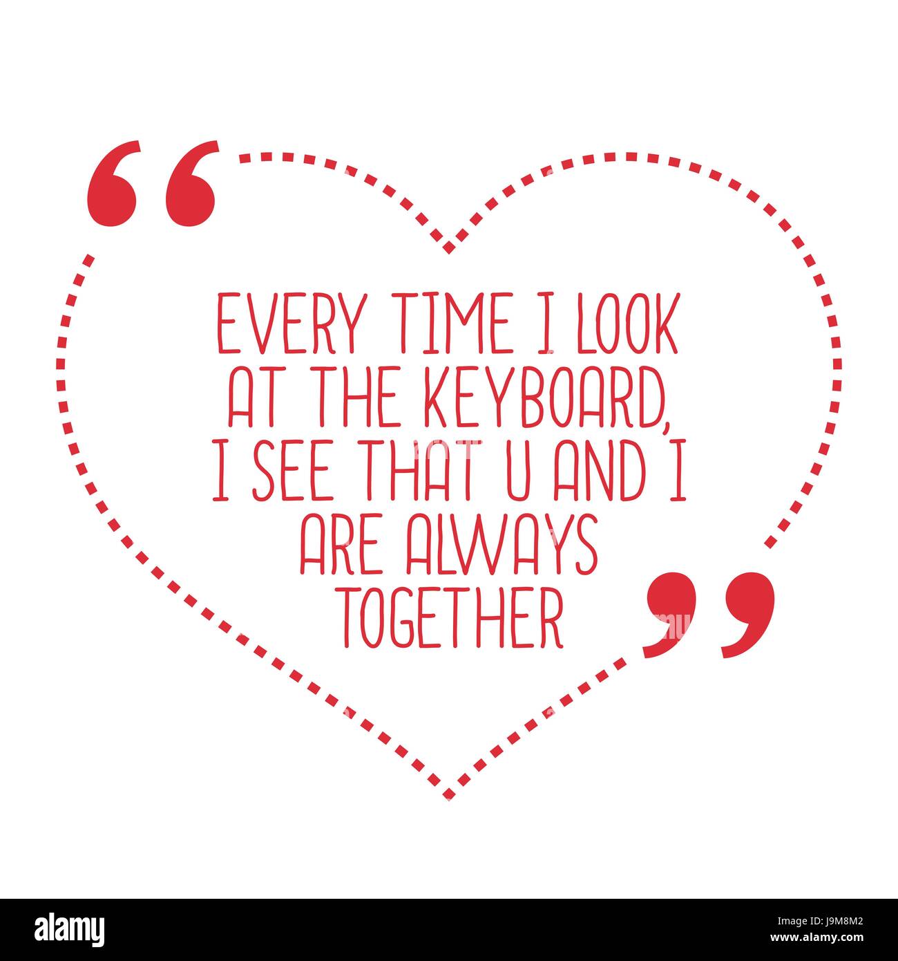 Together always concept Stock Vector Images - Alamy