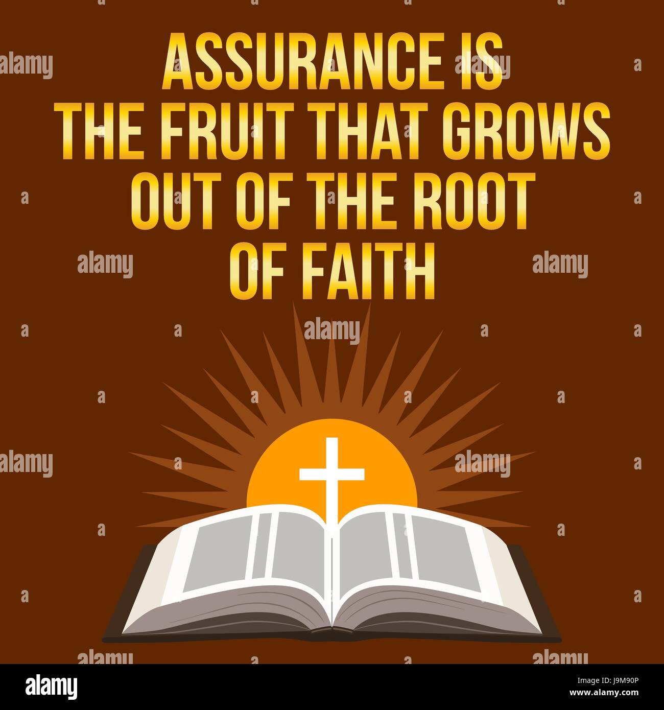 Christian motivational quote. Assurance is the fruit that grows out of ...
