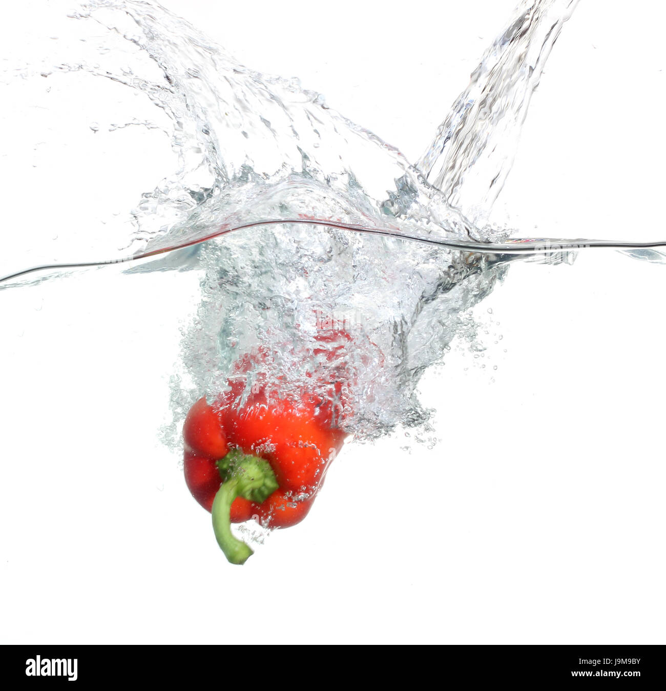 food, aliment, pepper, underwater, vegetable, splash, red, water ...