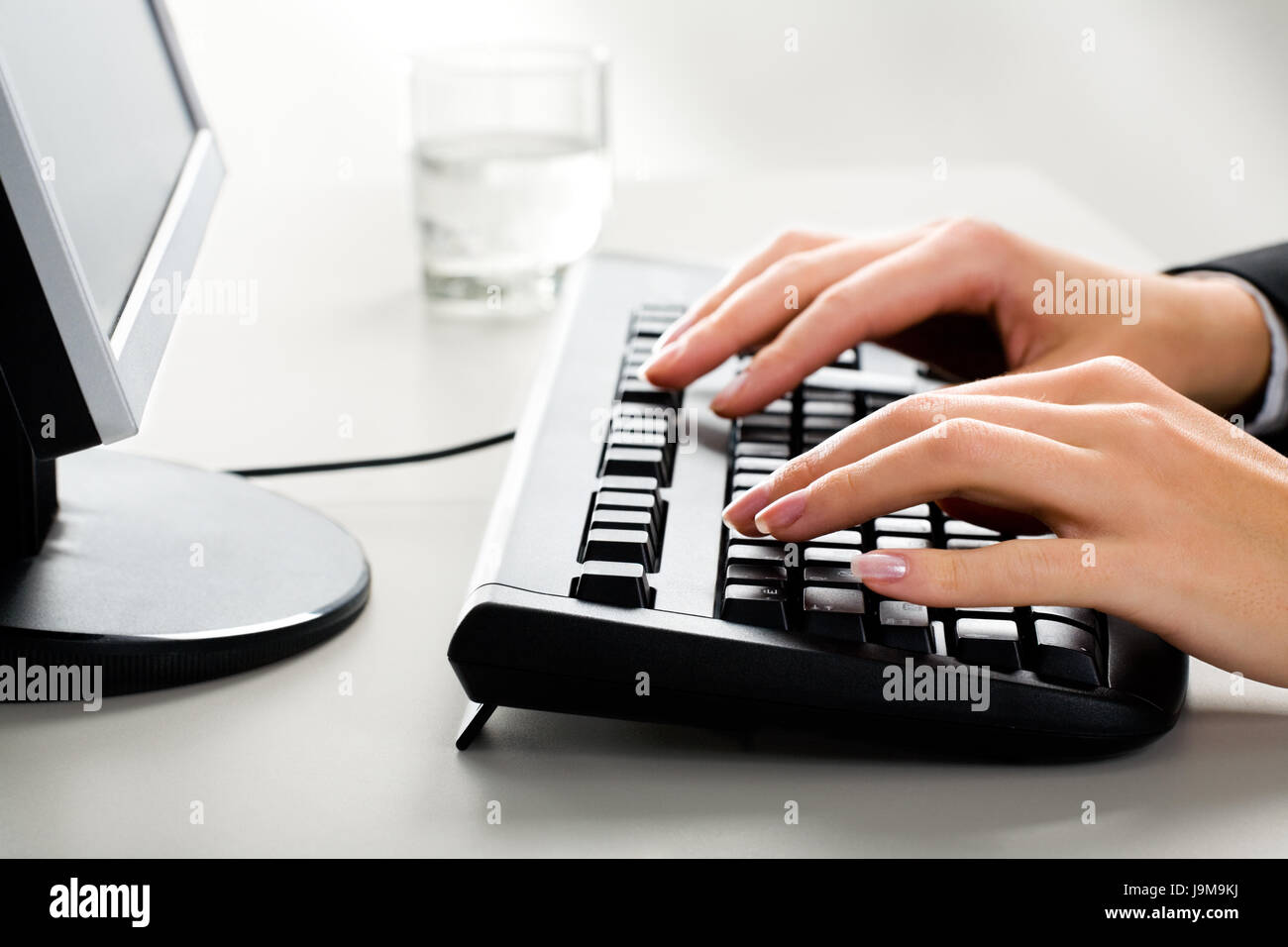 woman, type, hand, keyboard, PC, computers, computer, model, build ...