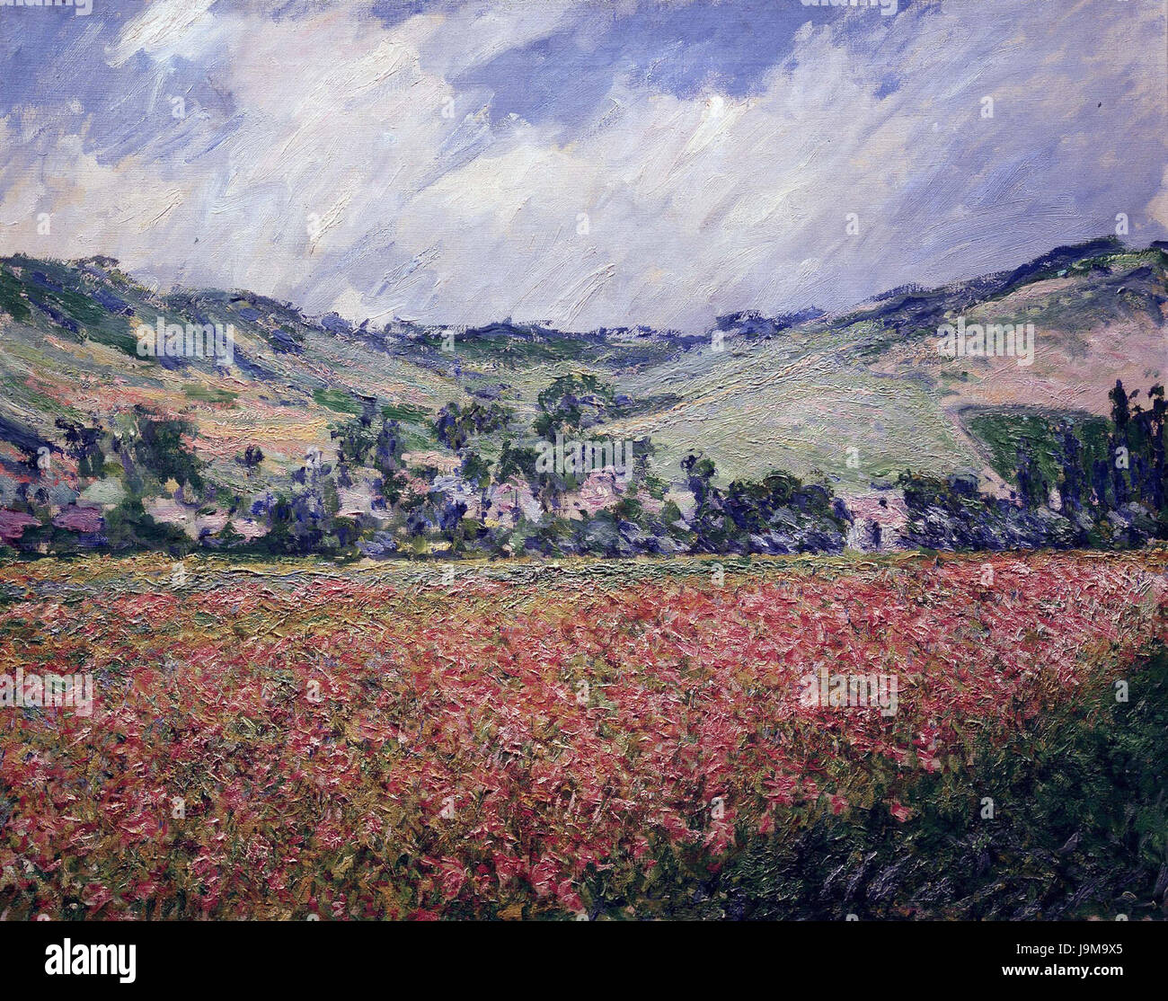 Claude Monet - Field with poppies Stock Photo - Alamy