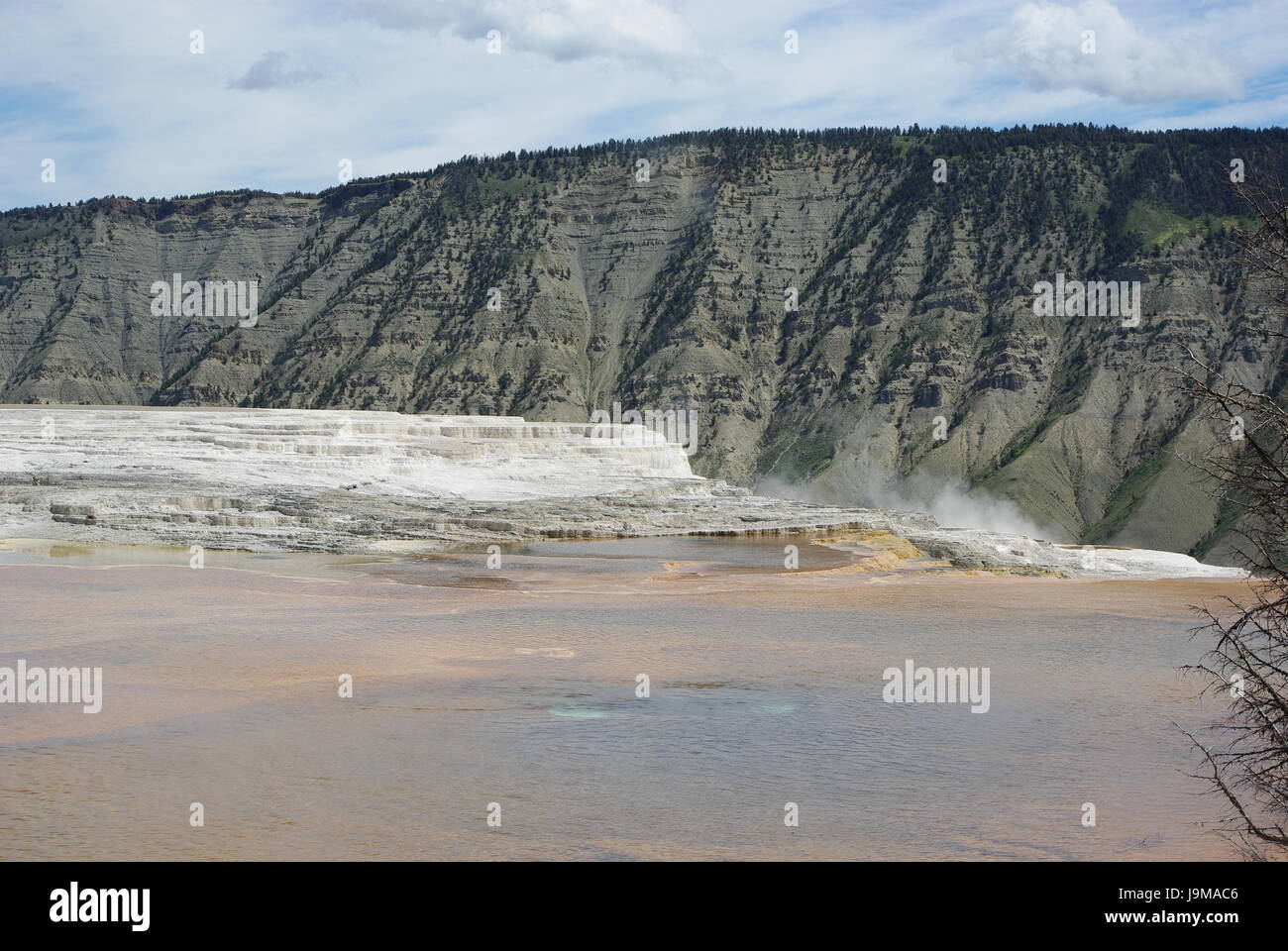 steam, formation, lime, sulphur, brimstone, volcanic, blue, steam ...