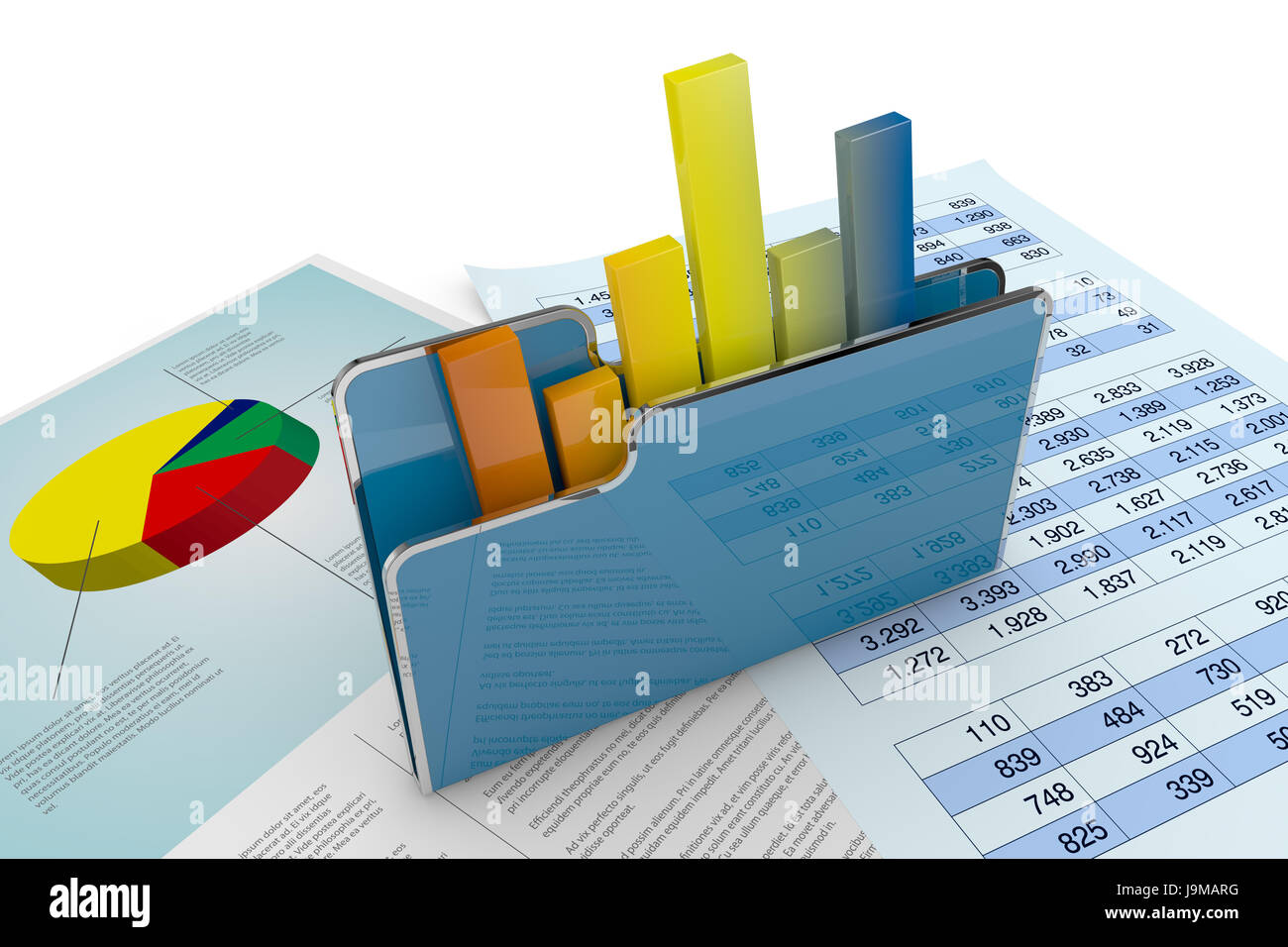 blue, isolated, chart, model, design, project, concept, plan, draft ...