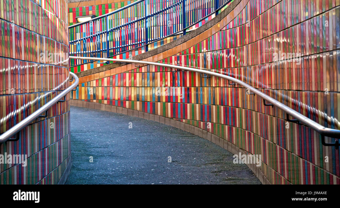 Elephant and castle underpass tiling prior to major redevelopment in ...