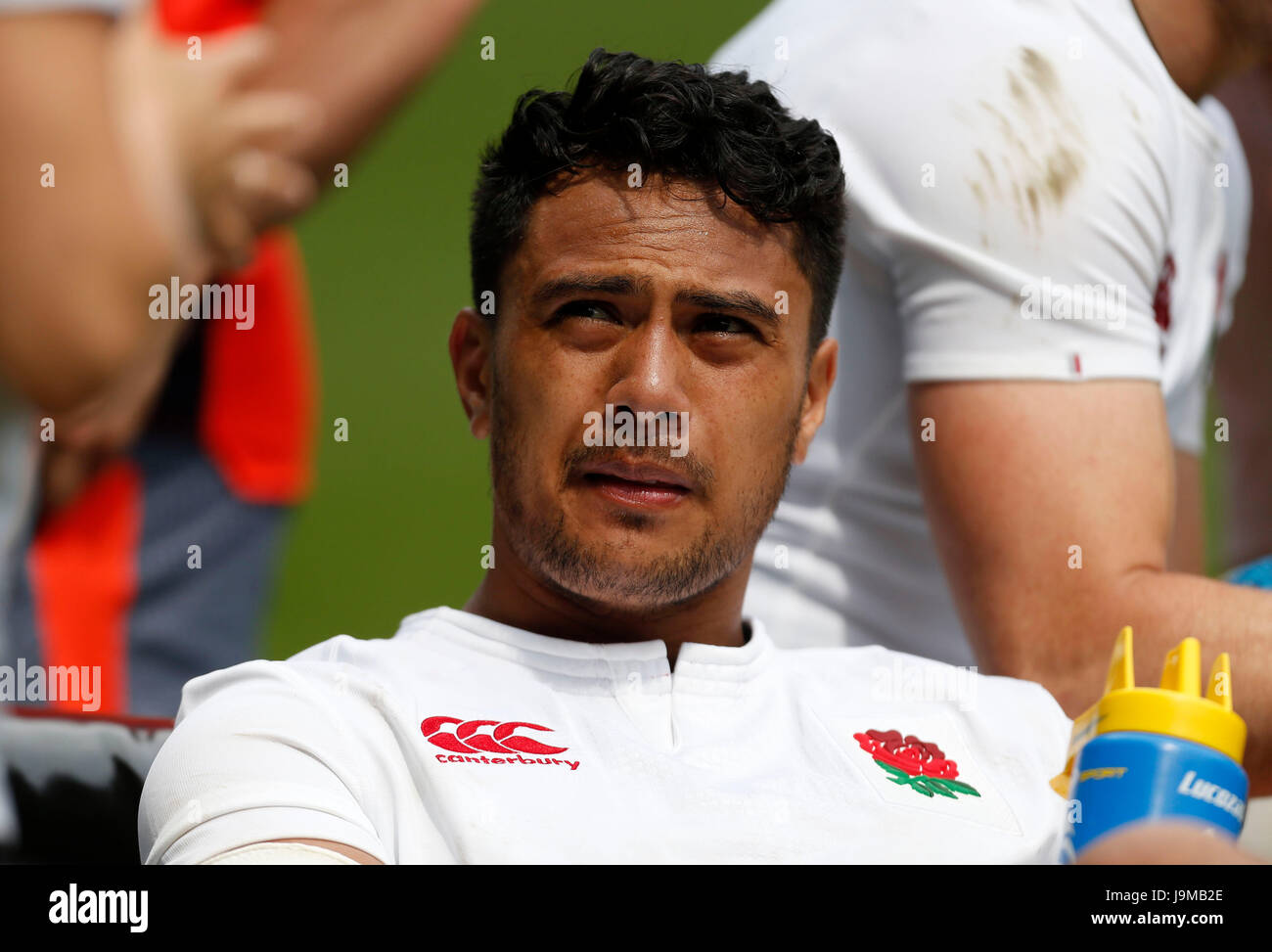 England's Denny Solomona during a training session at Twickenham ...