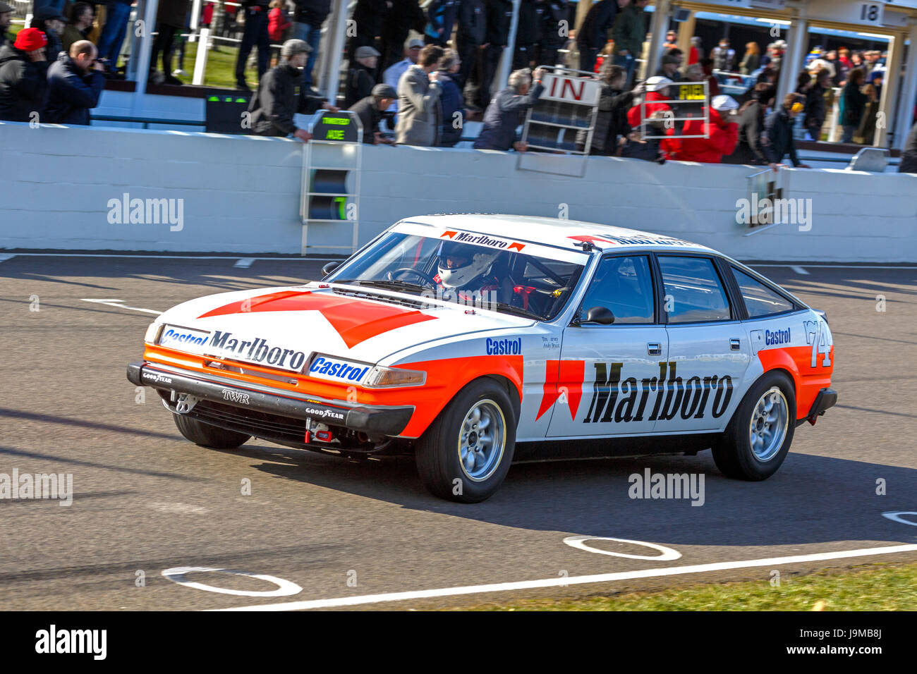 1981 Rover 3500 SDI with driver Andrew Bruce during the gerry Marshall ...