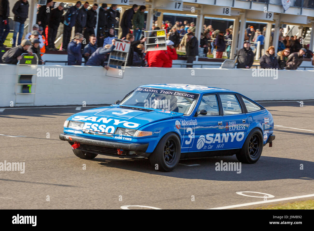 1982 Rover 3500 SDI with driver Riorden Welby during the gerry Marshall ...