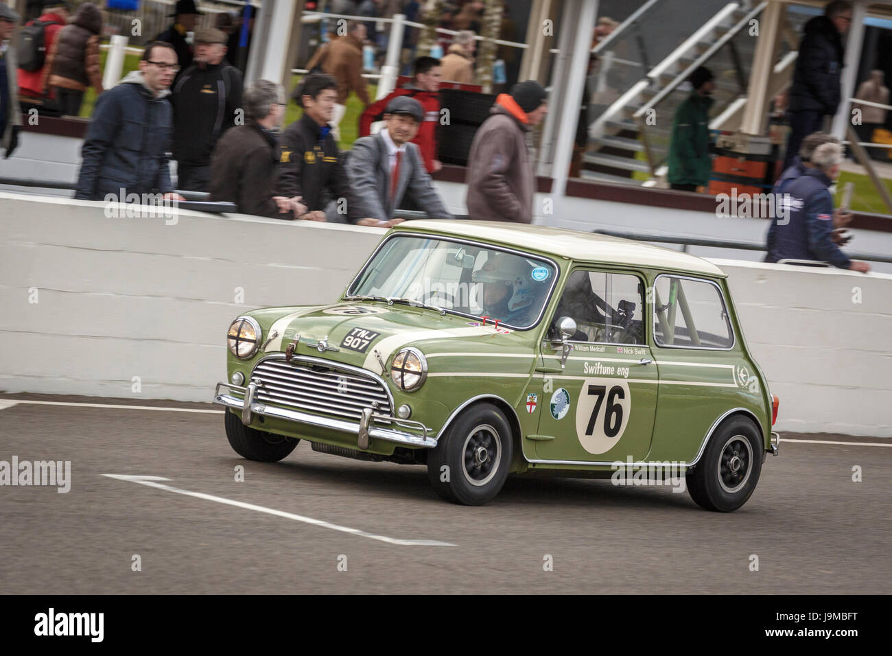 1963 Morris Mini Cooper S with driver Nick Swift during the Whitmore ...