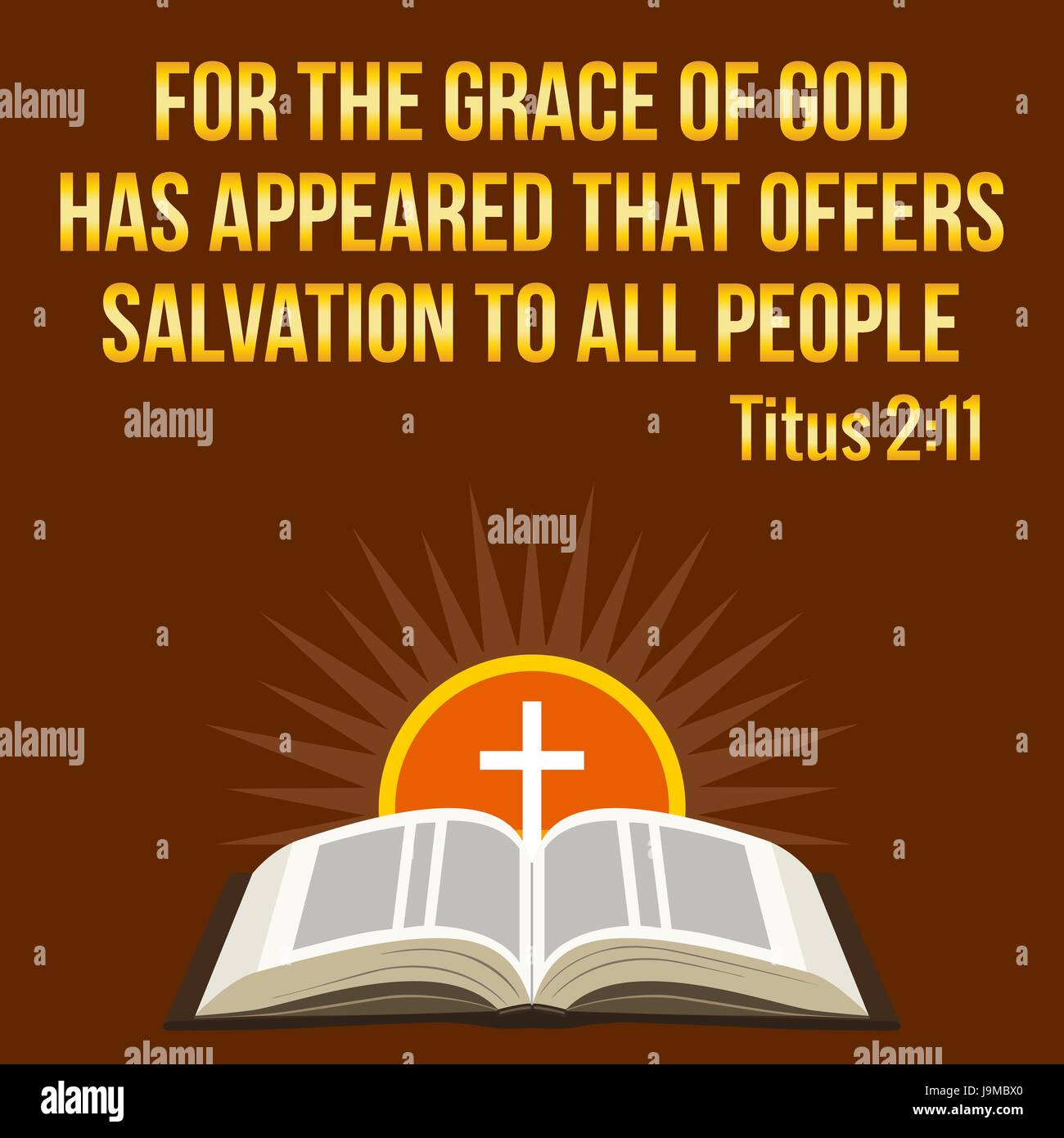 Christian motivational quote. Bible verse. Cross and shining sun ...