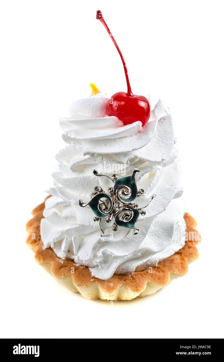 cup, blue, food, aliment, object, sweet, isolated, green, flower ...