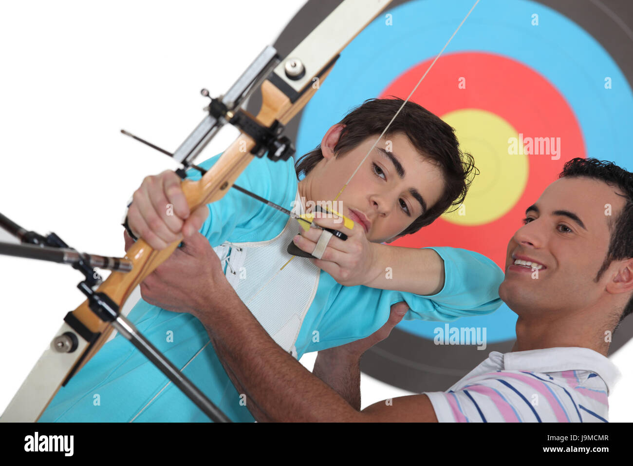 Archery Shooting Teaching High Resolution Stock Photography and Images ...