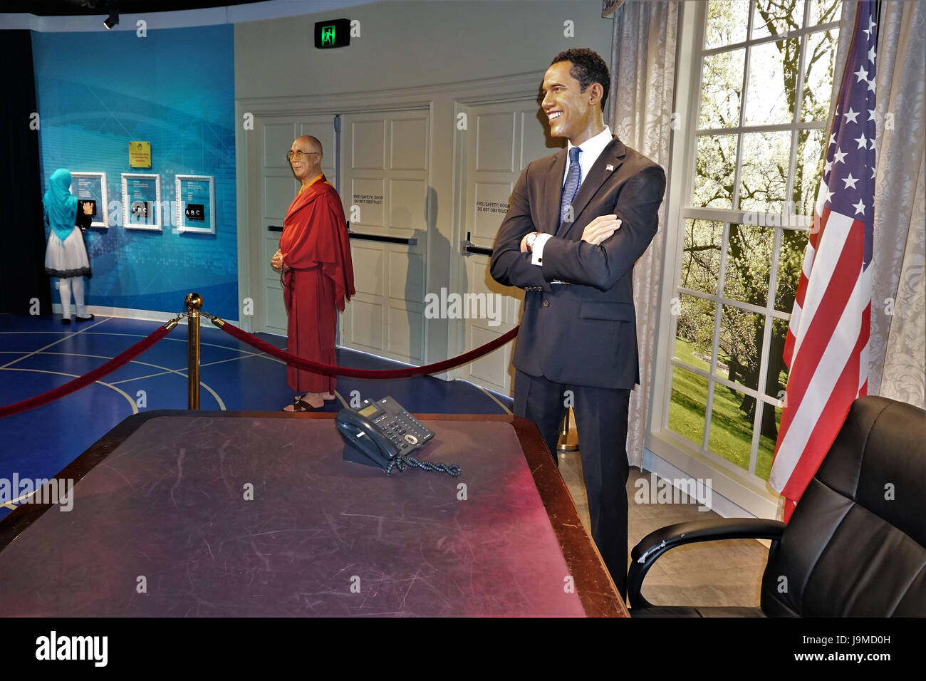Us president wax statue hi-res stock photography and images - Alamy