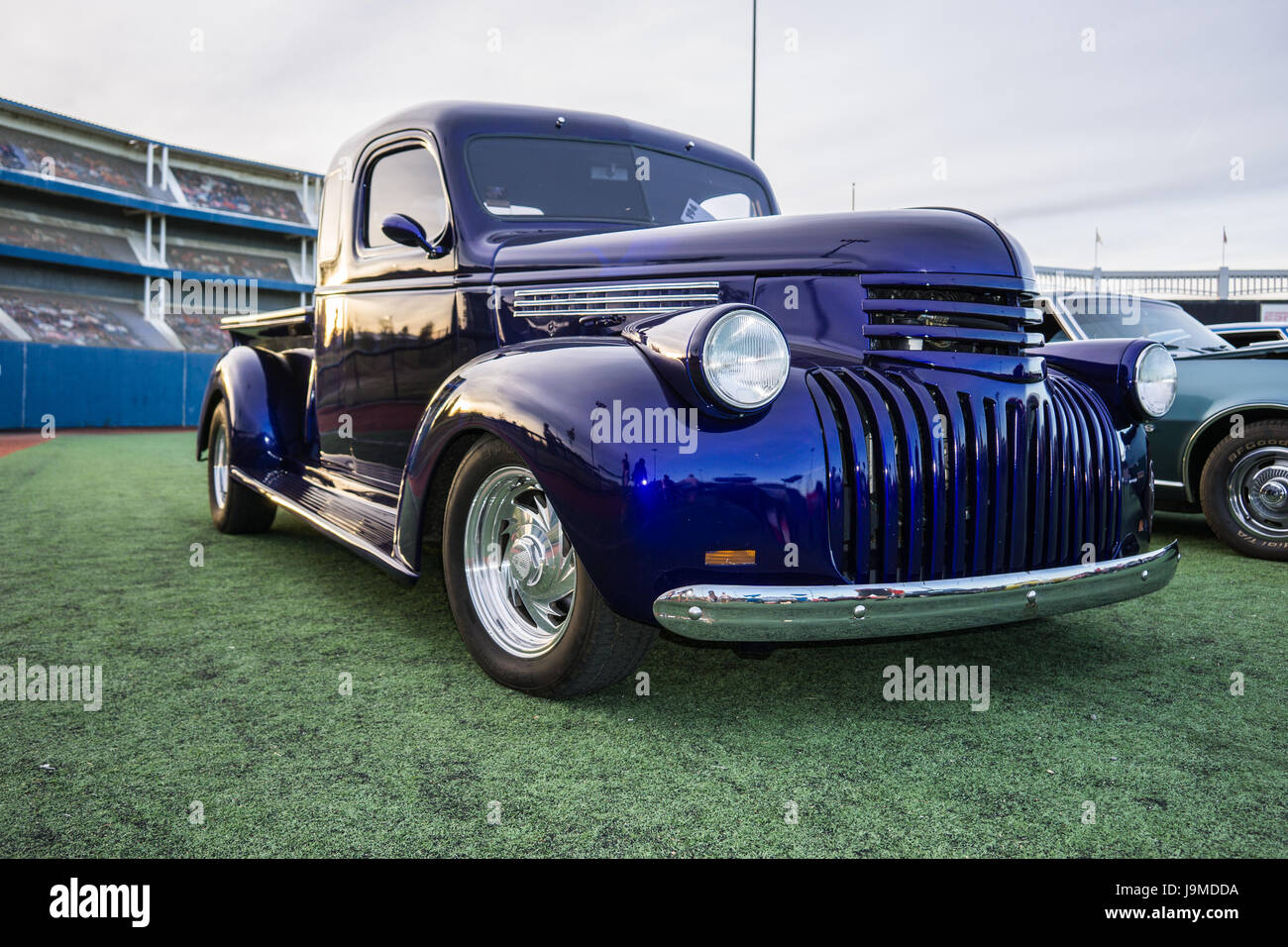 Classic cars at the Kool April Nights auto show in Redding, California ...