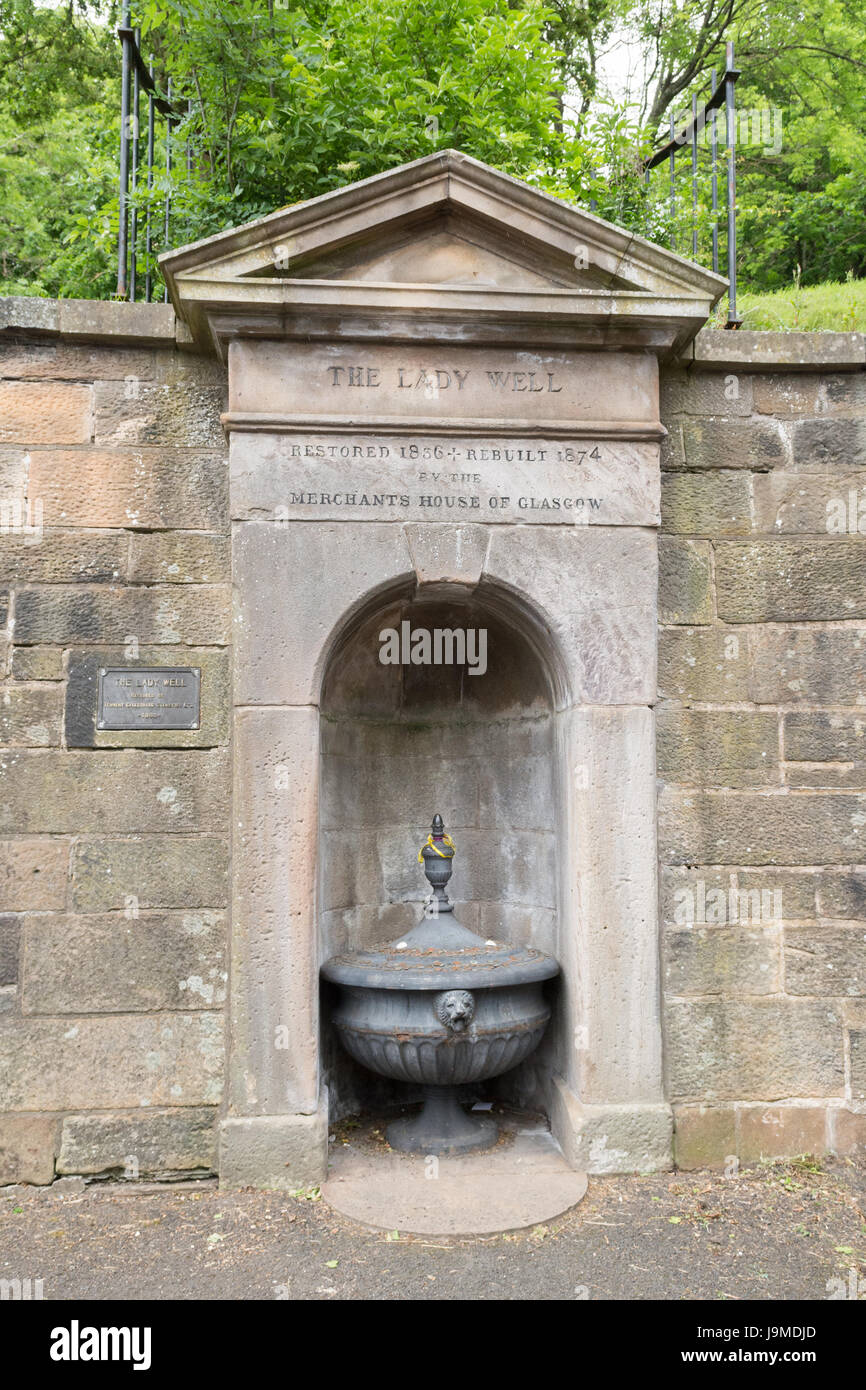The Lady Well, Glasgow, Scotland, UK Stock Photo - Alamy