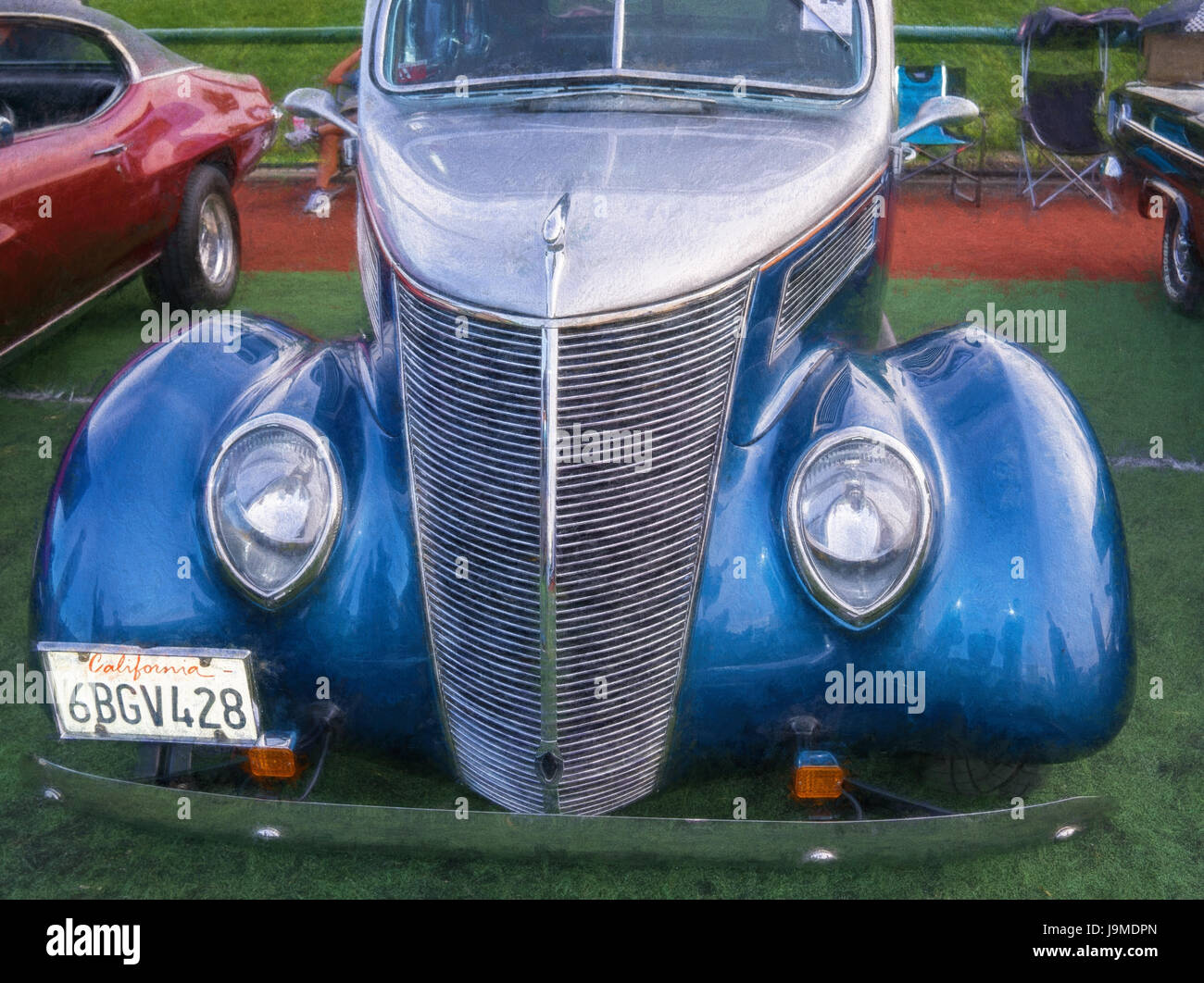 Classic cars at the Kool April Nights auto show in Redding, California ...