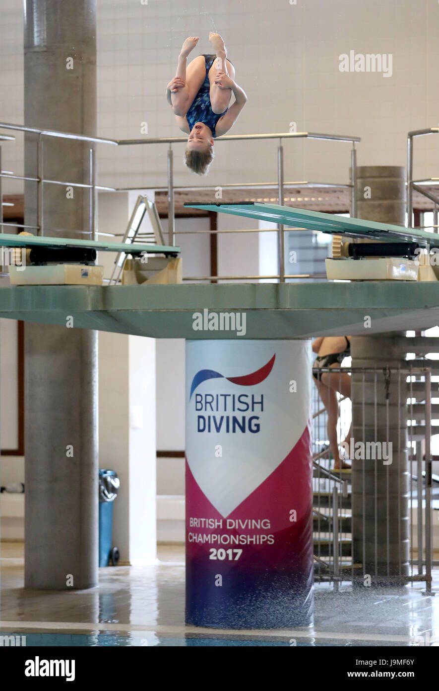 Callie Eaglestone in the Women's 3m Springboard preliminary round ...